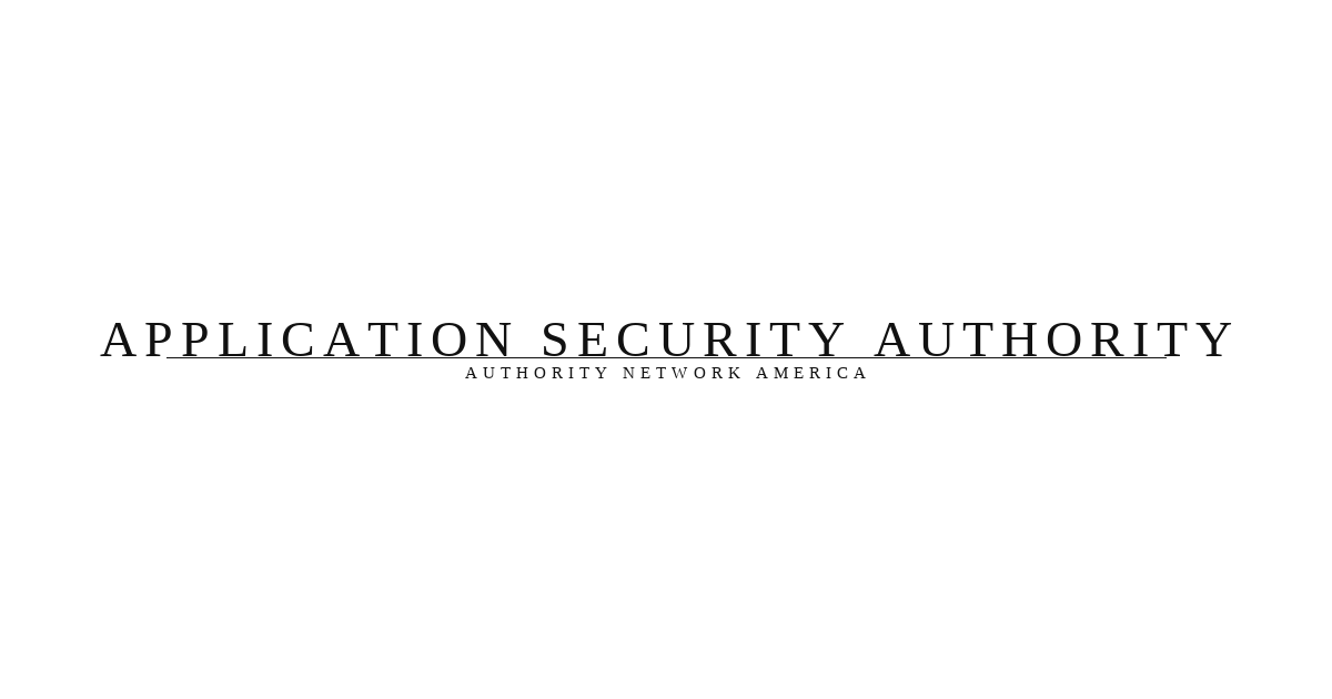 Cybersecurity Providers | Application Security Authority